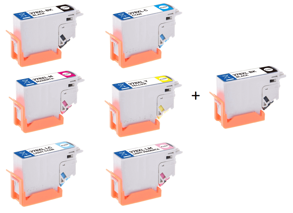 Compatible Epson 378XL High Capacity Ink Cartridges Full Set T3781 ...